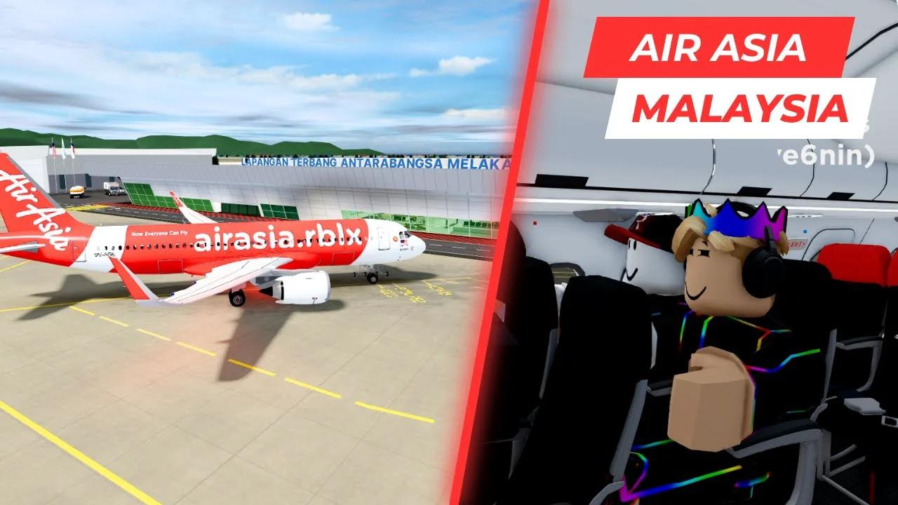 ROBLOX | Air Asia Malaysia | Airbus A320 | Economy Class (Airline ...