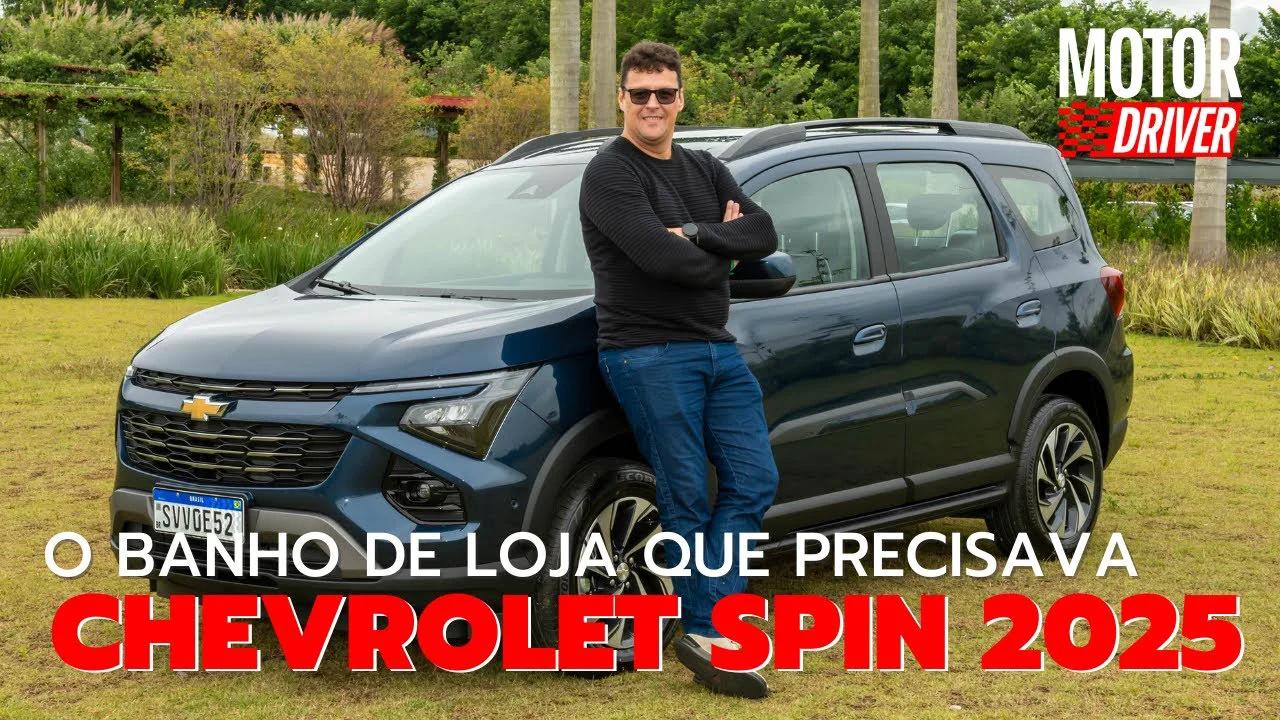 Chevrolet Spin Premier 2025 - Mudou QUASE TUDO, mas ficou realmente ...