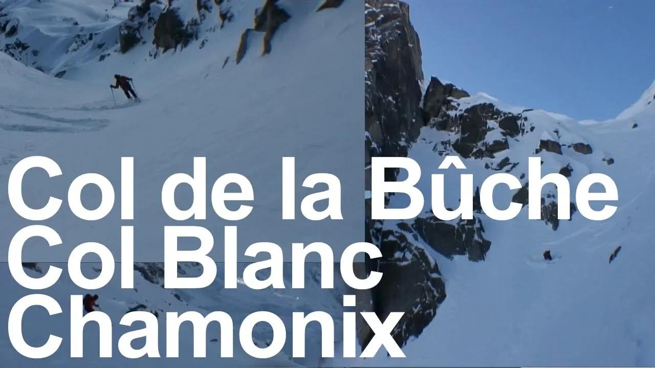Col de la Bûche Col Blanc Aiguille de l'M Chamonix Mont Blanc ski de ...