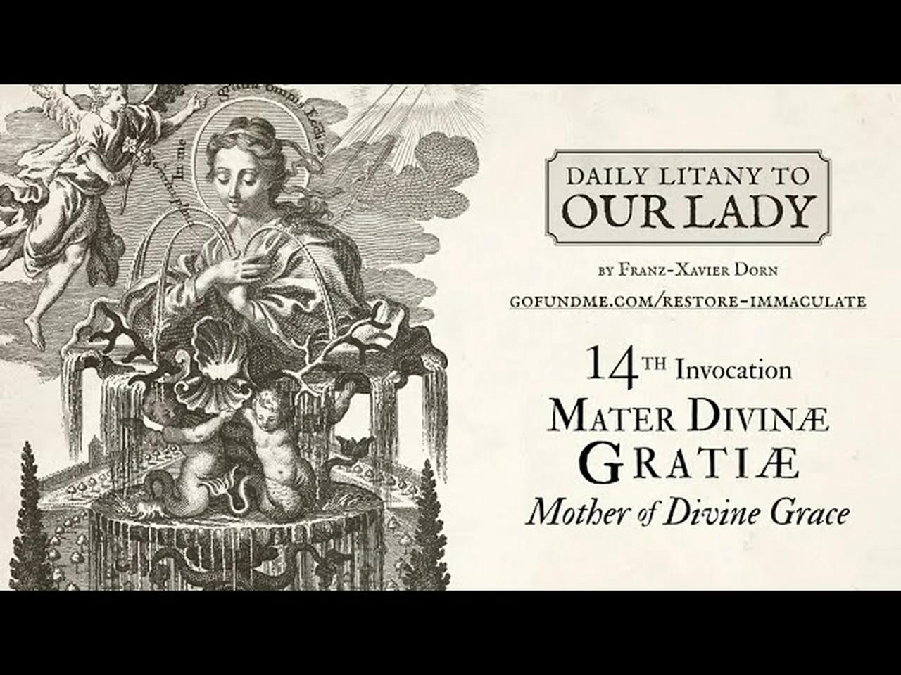 Daily Litany to Our Lady: Day 14: Mater Divinae Gratiae - Mother of ...