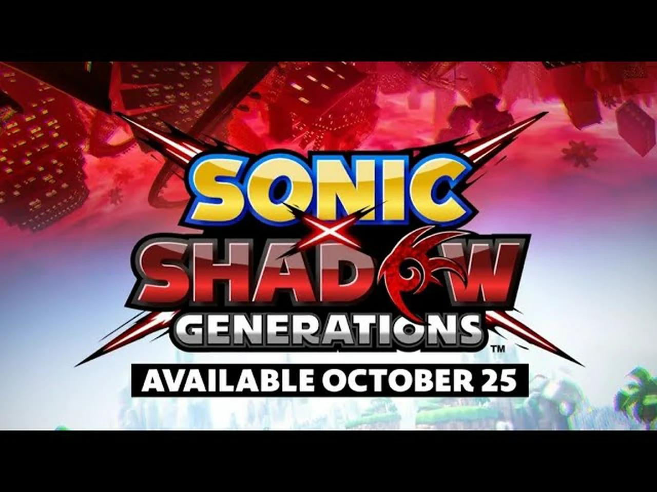 *NEW* SONIC X SHADOW GENERATIONS | Release Date Trailer!!!