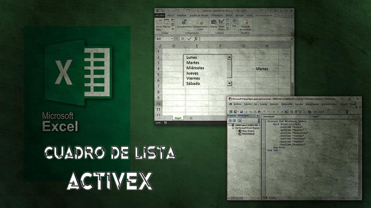 Cuadro de lista ActiveX en Excel
