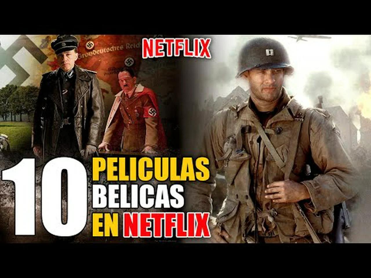 10 Mejores Peliculas BELICAS Netflix (Guerra)!