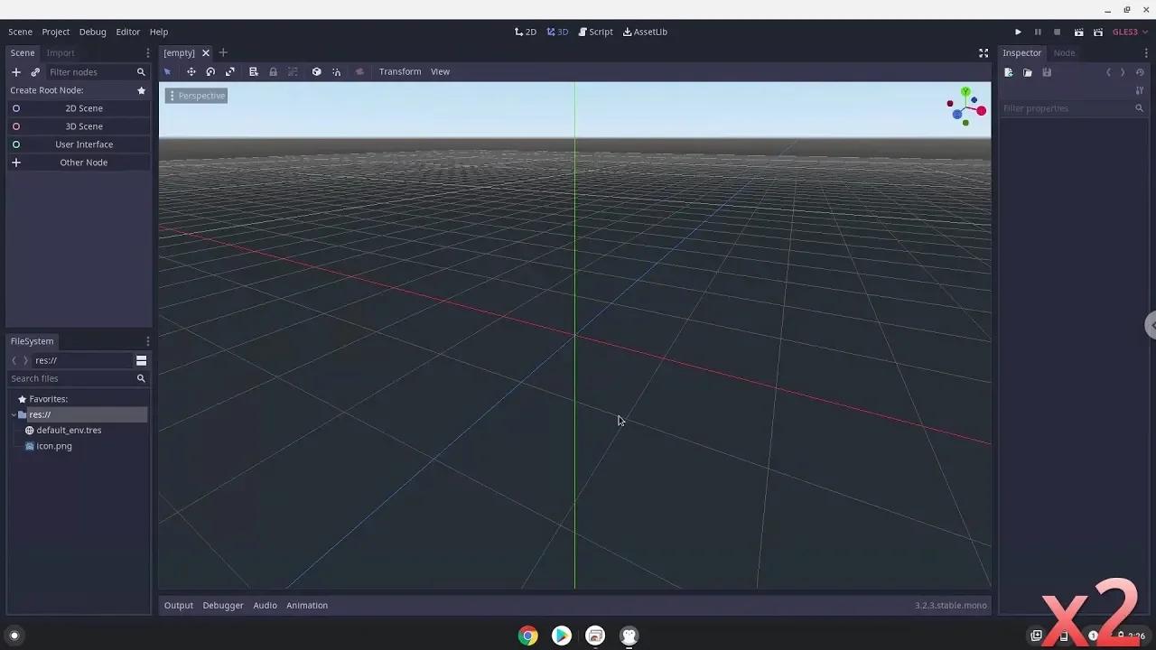 How to install Godot Mono on a Chromebook