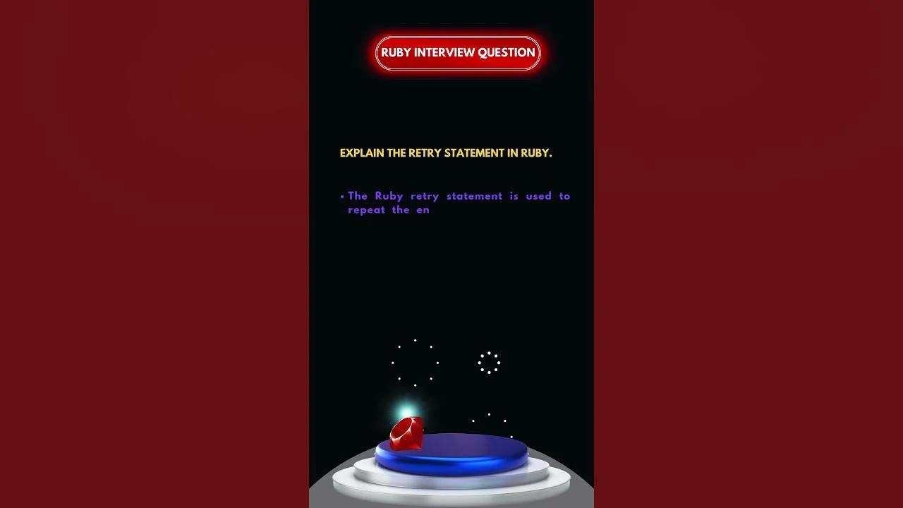 Explain the [Retry statement] in RUBY