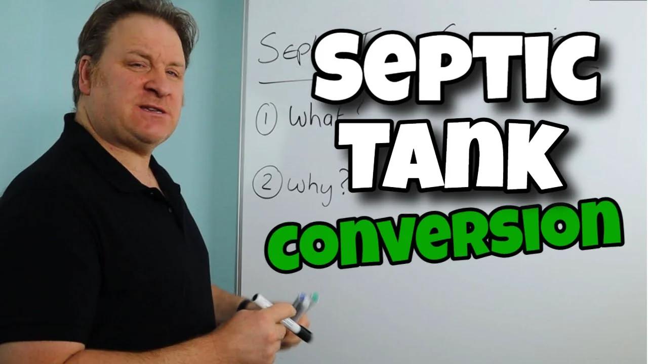 septic tank conversion