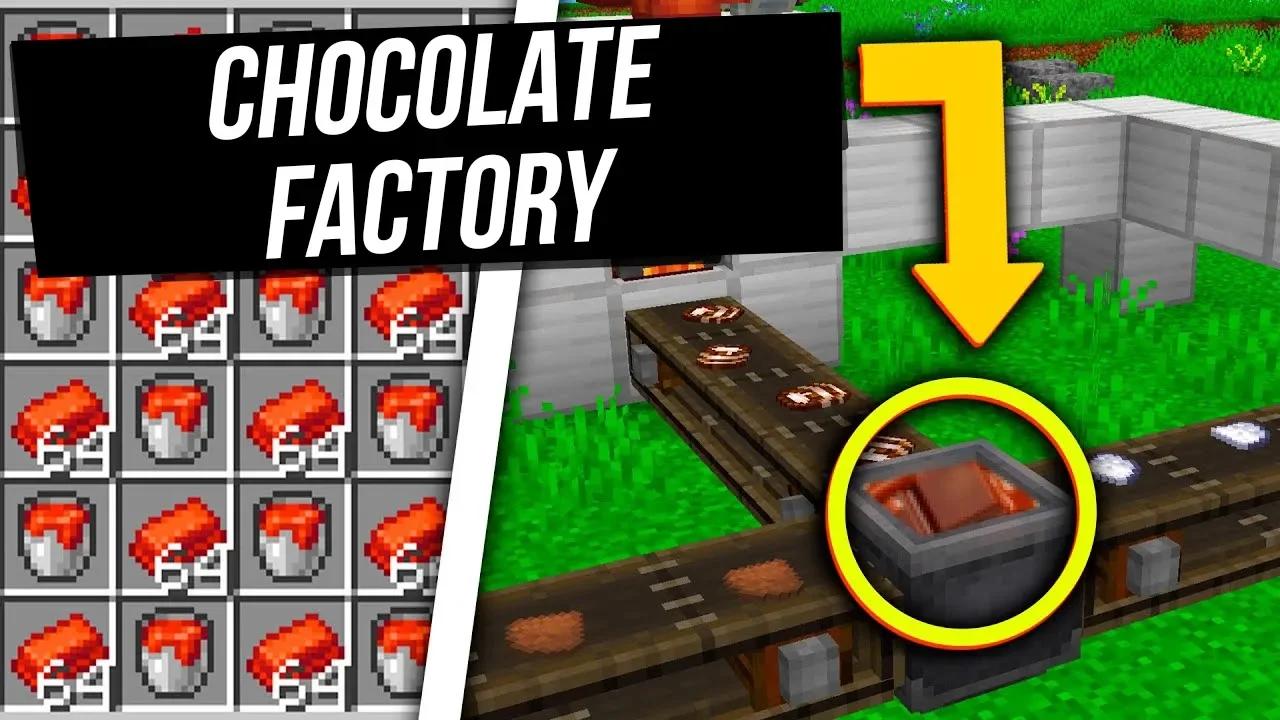 Create mod. Chocolate factory. 1.16.5-1.18.2 (minecraft java edition)