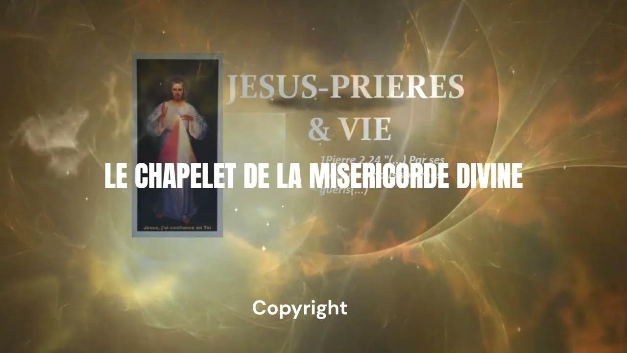 CHAPELET DE LA MISERICORDE DIVINE- 14 NOVEMBRE 2023 DE 15H🌿🕊️
