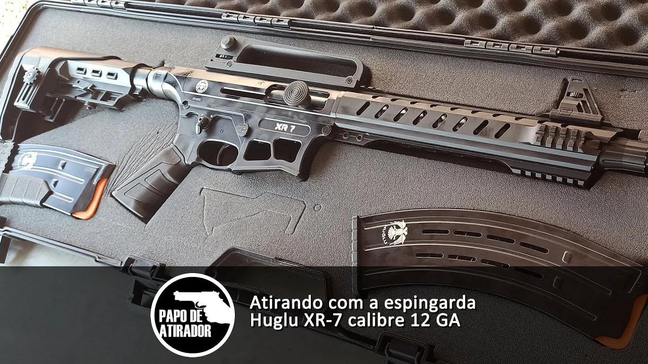 Atirando com a Huglu XR-7 em calibre 12 GA