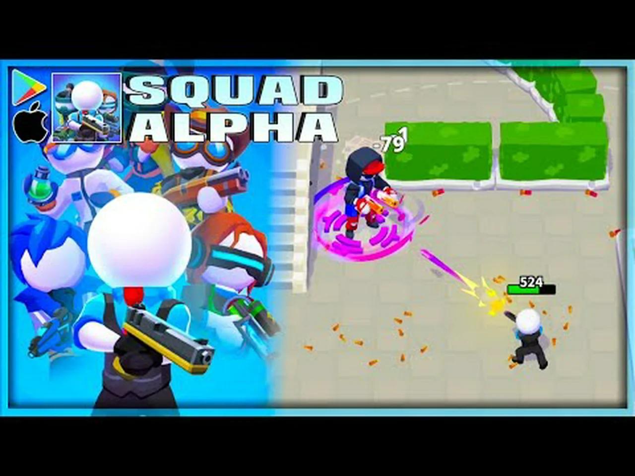 SQUAD ALPHA 🤖 Gameplay Walkthrough - Official Launch | Android/IOS Action Arcade Shooter