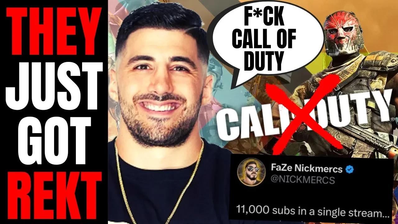 Call Of Duty Gets DESTROYED As Nickmercs Makes HUGE Return | SLAMS CoD ...
