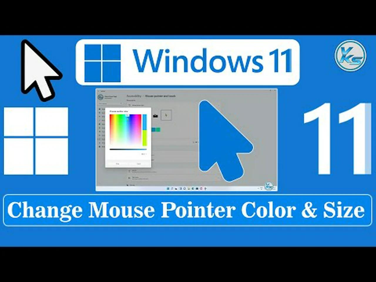 Windows 11: How To Change Mouse Pointer Color And Size