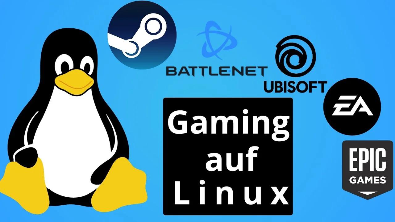 Spielen auf Linux - so installierst Du Steam, Blizzard, Epic Games, Ubisoft, EA und GOG | Tutorial