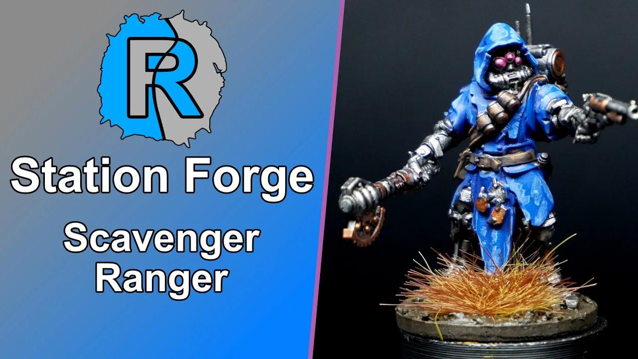 Scavenger Ranger - Station Forge | 3D Printed Miniature | Speedpaint