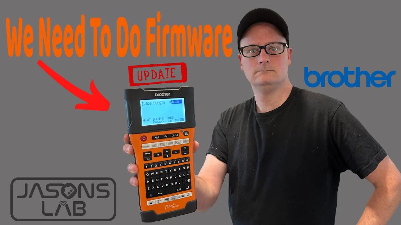 Let's Update The Brother PT E550w @BSwithTodd