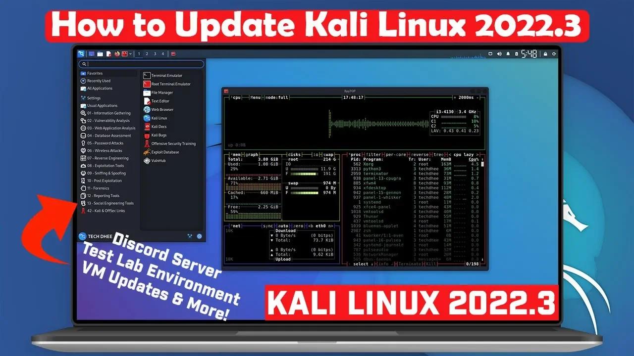 How to Update to Kali Linux 2022.3 | Update Your Existing Kali Linux ... How to Update to Kali Linux 2022.3 | Update Your Existing Kali Linux ...