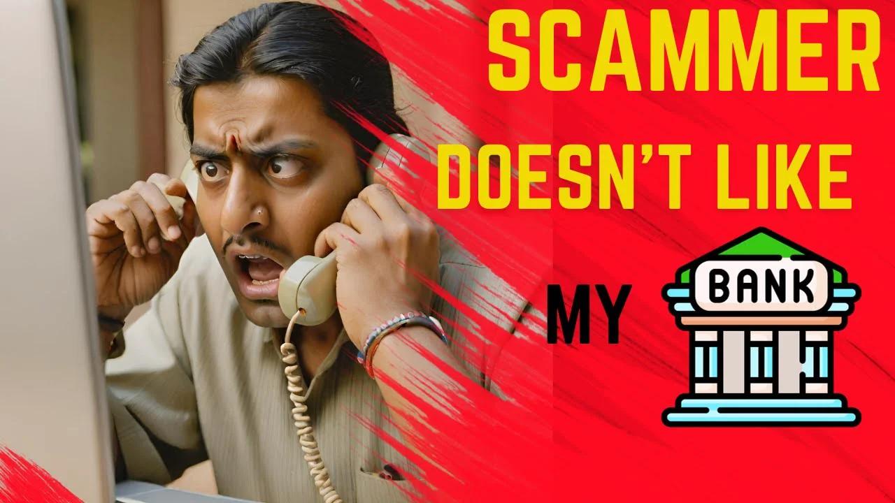 Scammer Surprised By Fake Bank...3ench0ad!