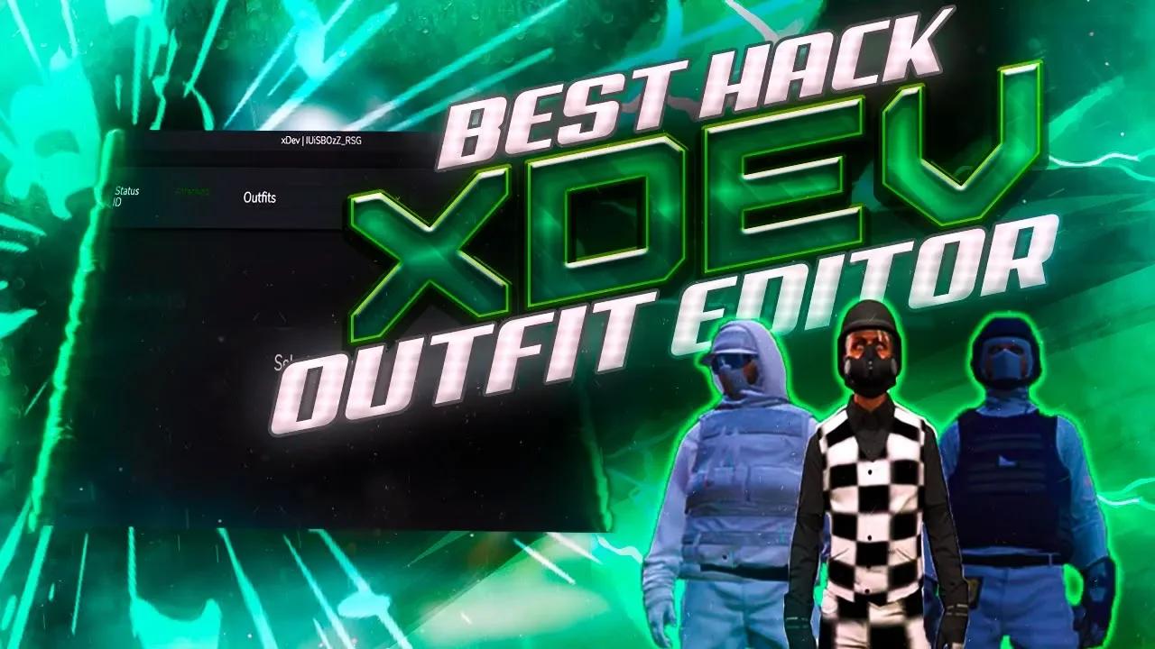 GTA V Online 1.64 Mod Menu External XDev Editor Outfits GTA 5 PC Free ...