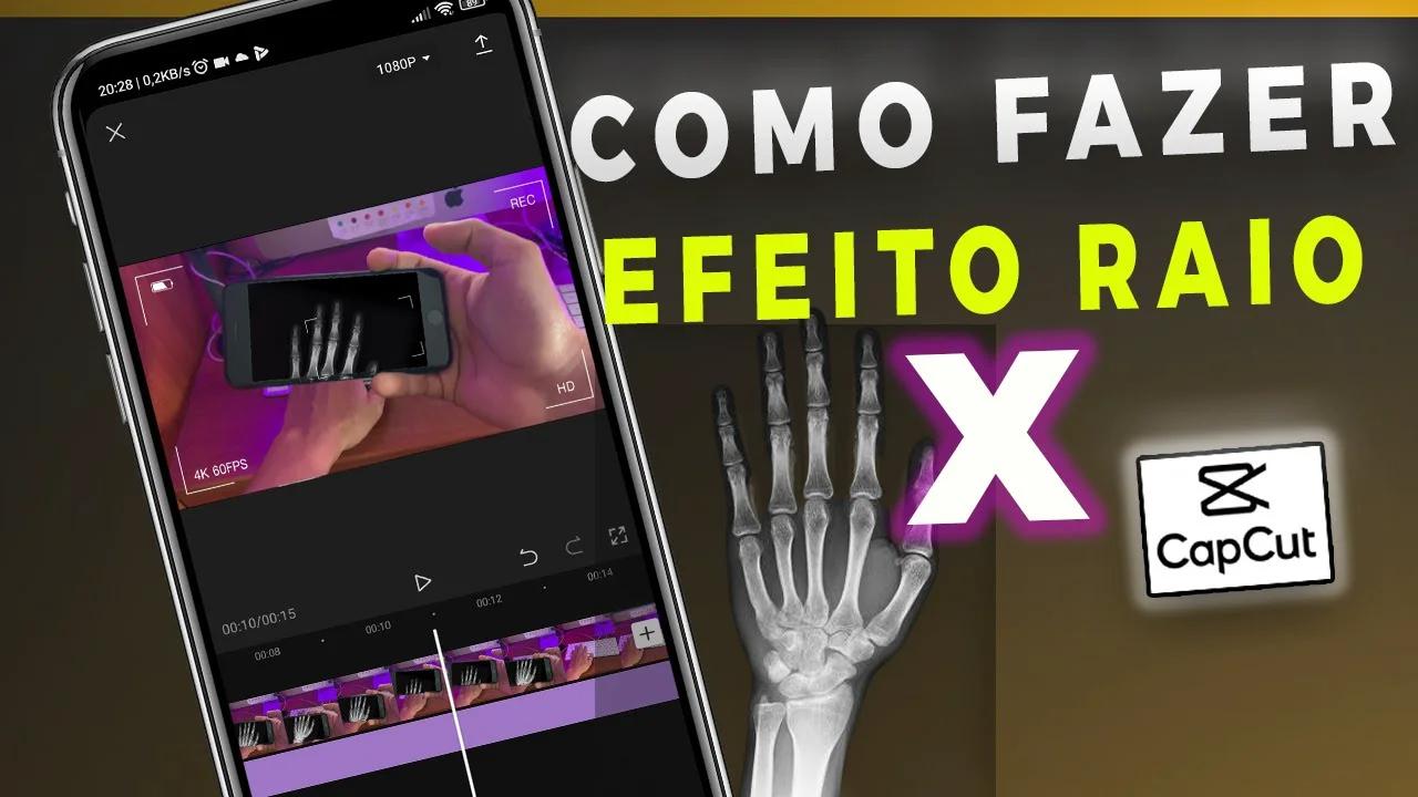 😱Como Fazer EFEITO RAIO X pelo CELULAR | Tutorial CapCut