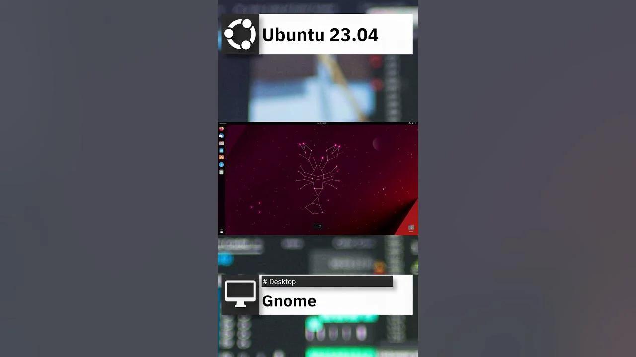 Ubuntu 23.04 Quick Overview #shorts