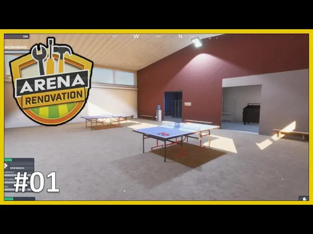 Arena Renovation 🎾 #01 | Tischtennishalle | gameplay deutsch 🎬 529