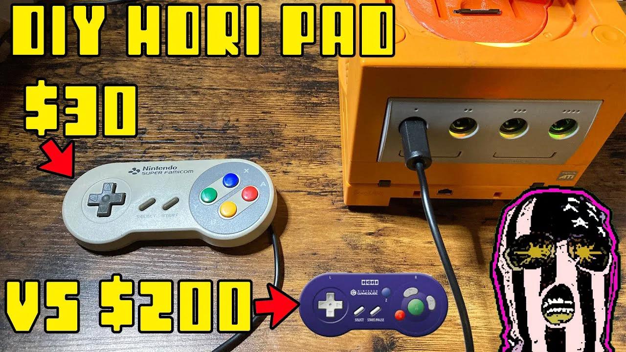 $30 DIY Hori Pad - Convert SNES Controller to Gamecube for GB Player / Wii Virtual Console