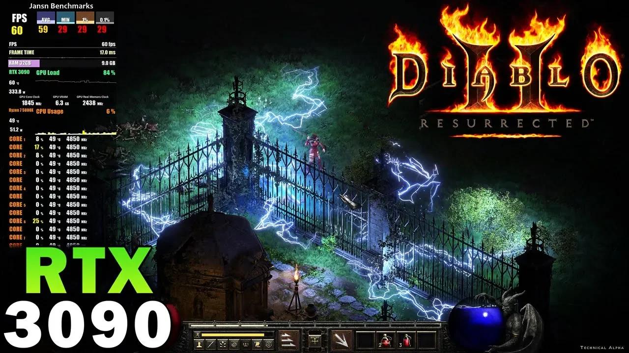 Diablo 2 Resurrected Alpha 4K | RTX 3090 | Ryzen 7 5800X | Ultra Graphics