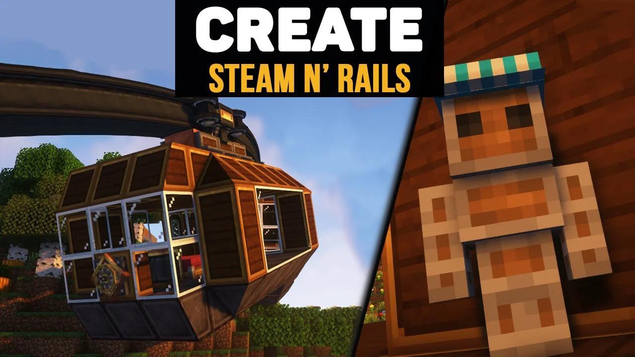 Create: steam 'n rails tutorial / guide 1.18.2 - 1.19.2 (minecraft java edition)