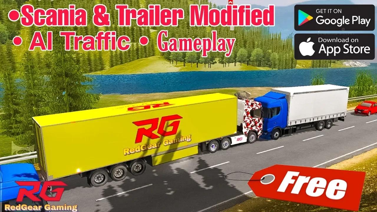 Scania Modified | Universal Truck Simulator | Get First Job | RedGear ...