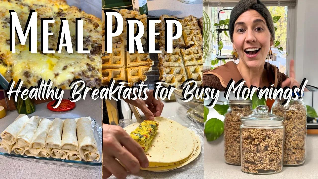 5 HEALTHY MAKE AHEAD BREAKFASTS To Meal Prep For An Easy Week