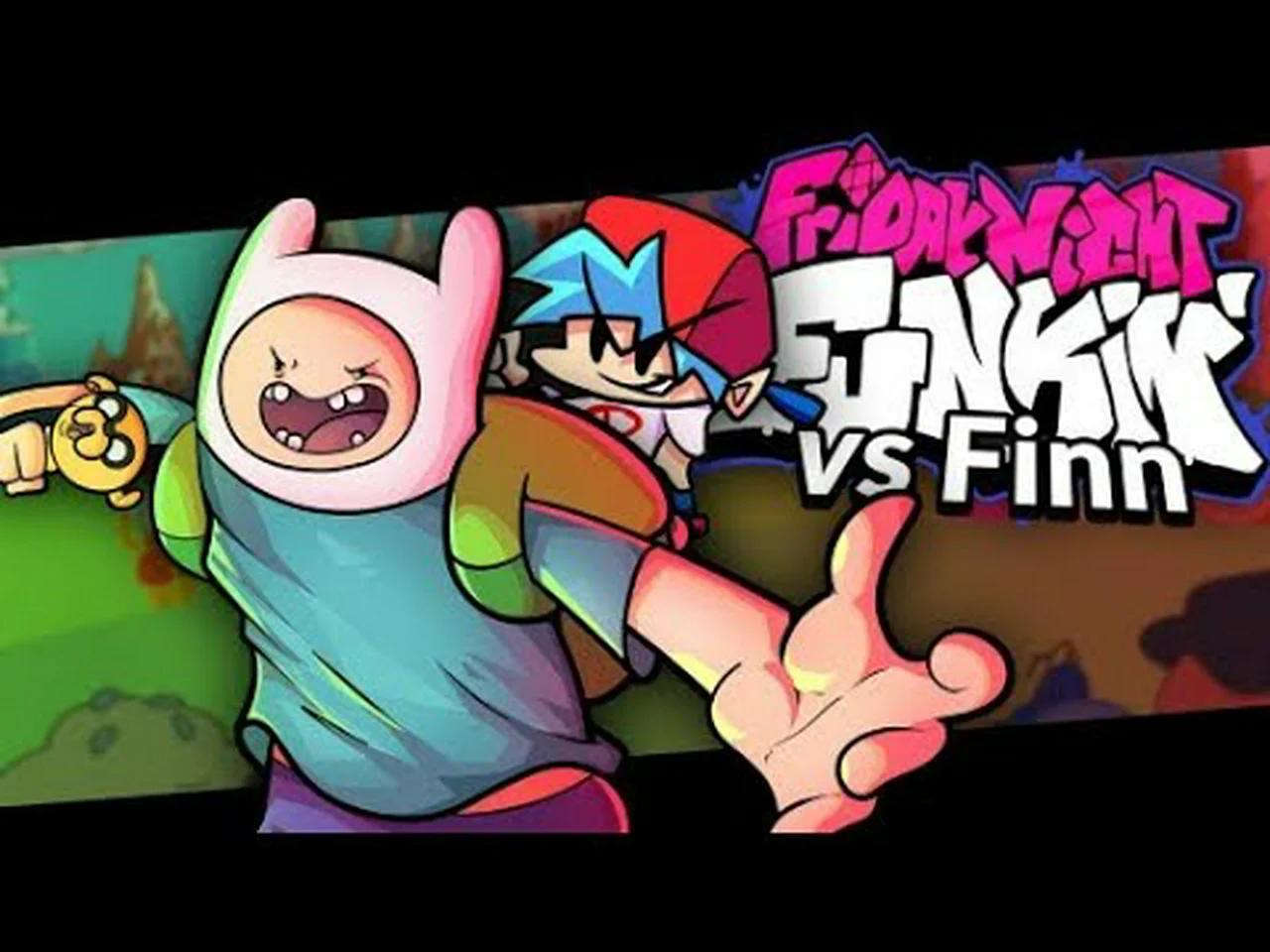 Friday Night Funkin' VS Finn The Human Demo Adventure Time with Finn ...