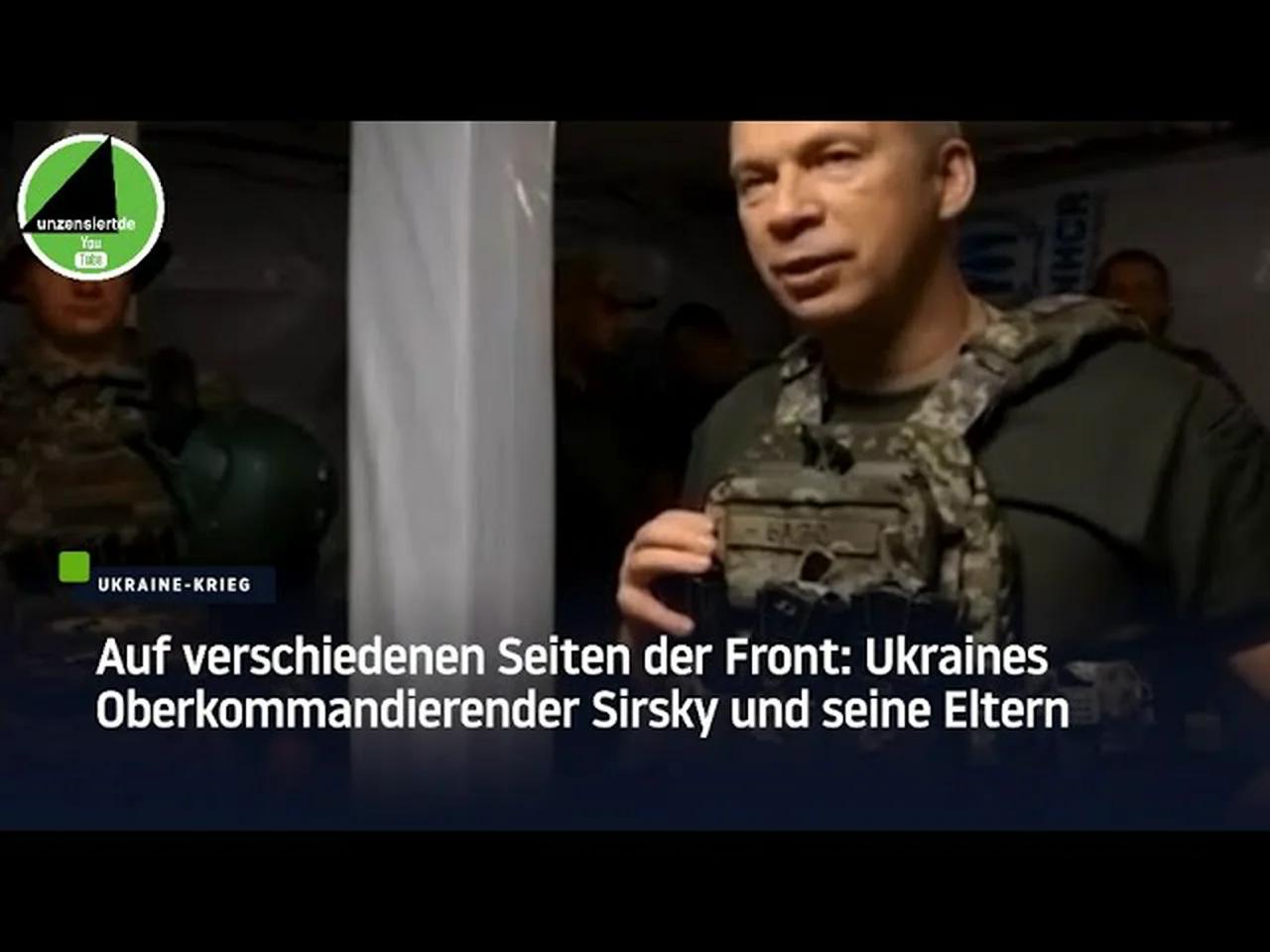Auf verschiedenen Seiten der Front: Ukraines Oberkommandierender Sirsky ...
