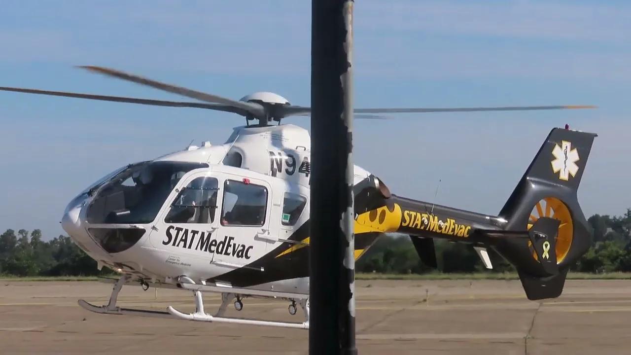 N944ME - STAT MedEvac 1 Landing