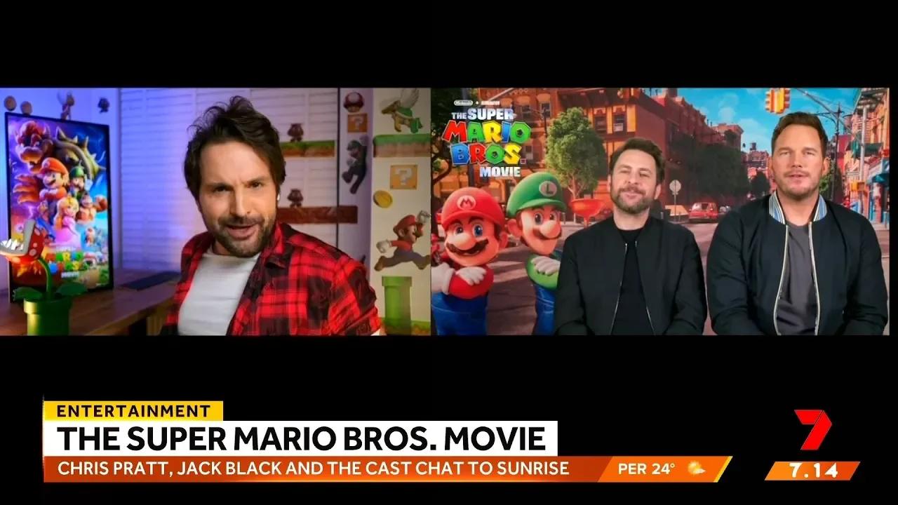 The Super Mario Bros. Movie Interview - Sunrise (5th April 2023)