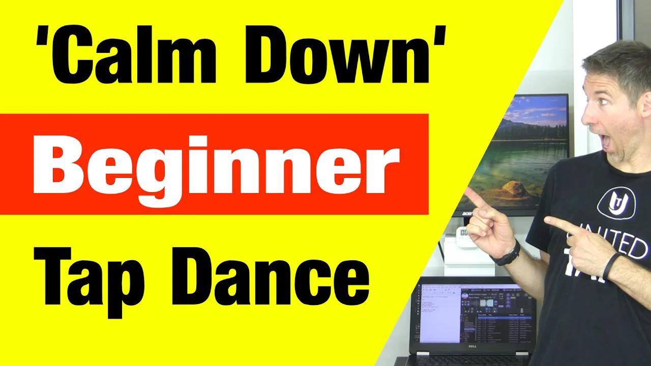 "Calm Down" Beginner Tap Dance Lesson Tutorial