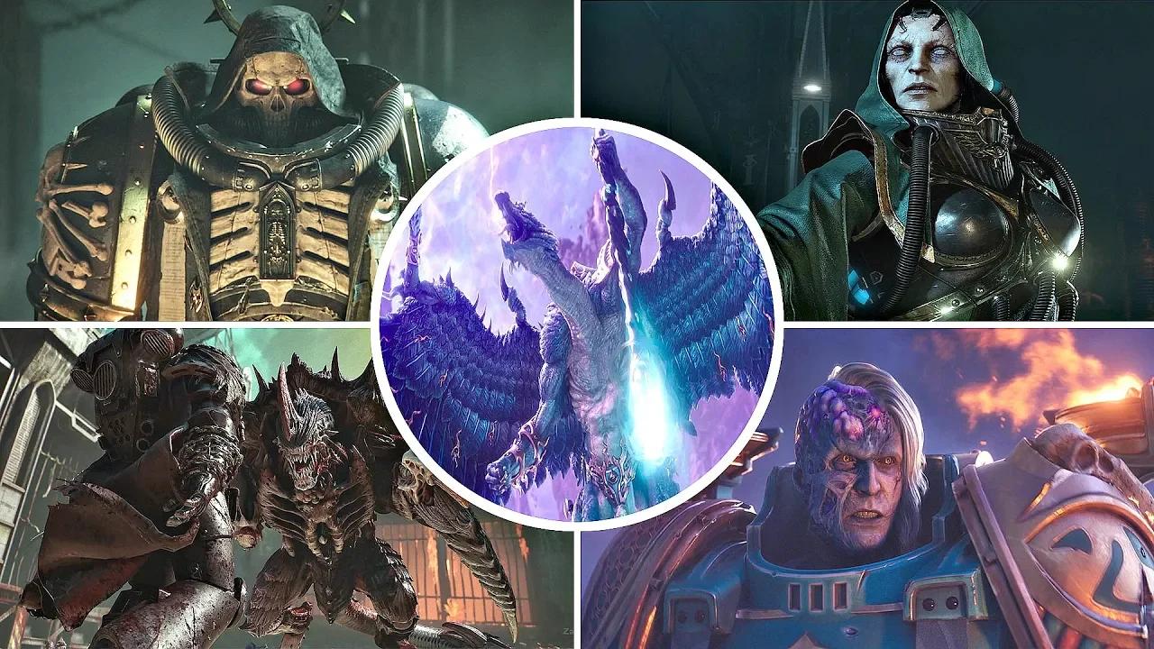 Space Marine 2 - All Bosses & Ending (4K 60FPS) Warhammer 40,000 Space ...