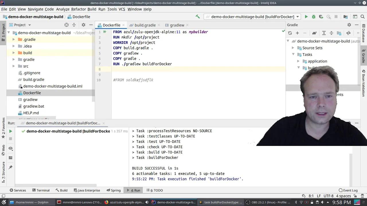 Docker Multistage Build - Continuous Delivery and Continuous Integration