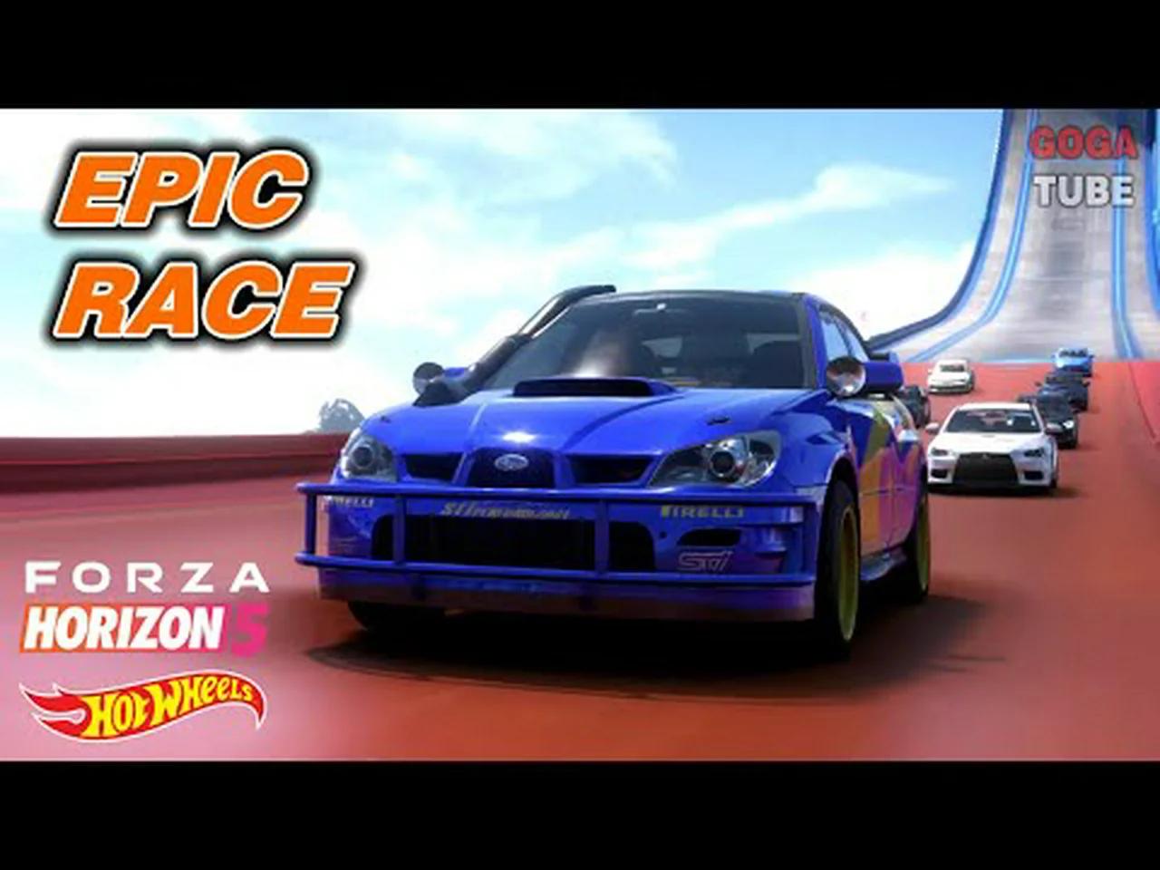 Subaru Impreza WRX STI Epic Race - Forza Horizon 5 Hot Wheels Max ...