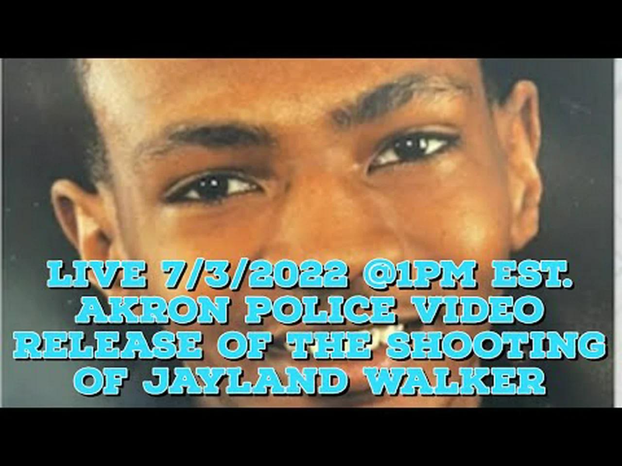 Exclusive: Jayland Walker press conference and body camera video release