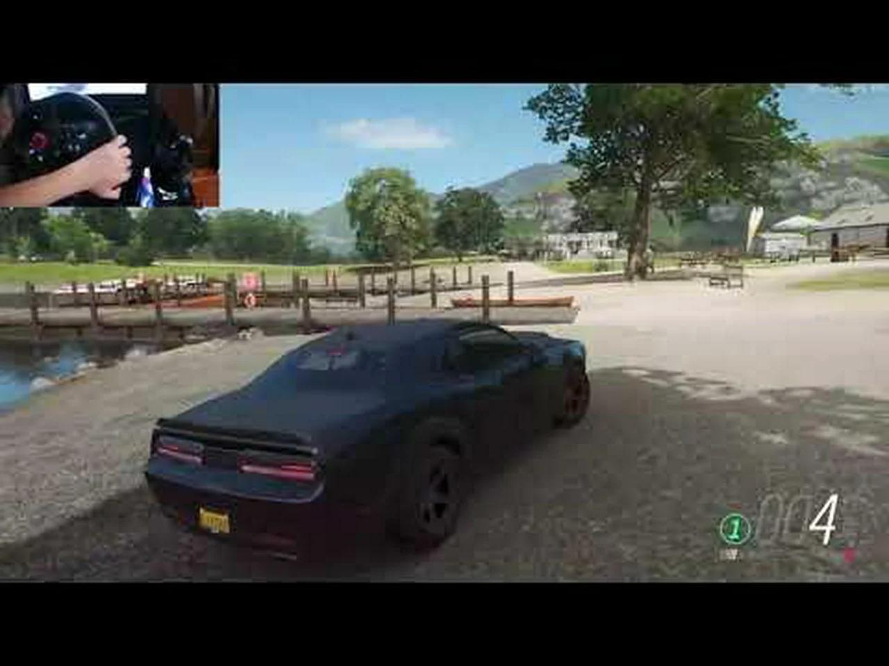 Dodge Hellcat/Forza Horizon 4/logitech g29 gameplay