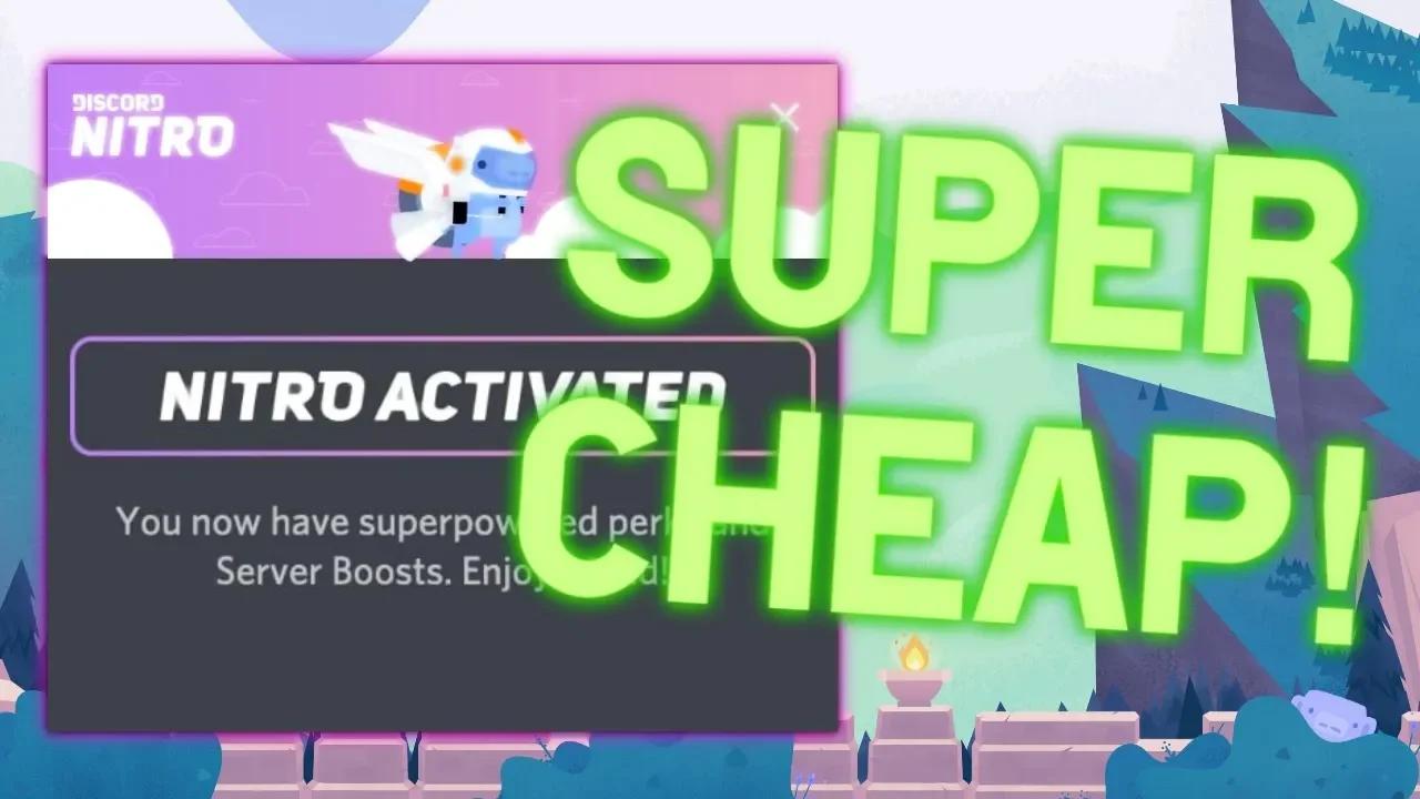 How To Get DISCORD NITRO SUPER CHEAP!