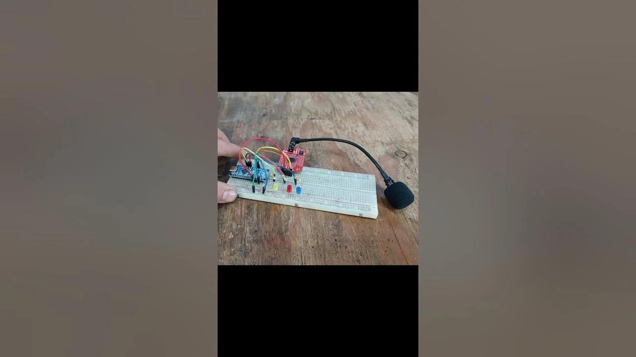 Turning On Leds Using My Voice Electronic Engineering Arduino