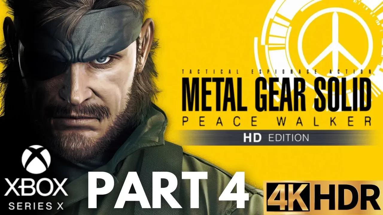 Metal Gear Solid Peace Walker HD Gameplay Walkthrough Part 4 | Xbox ...