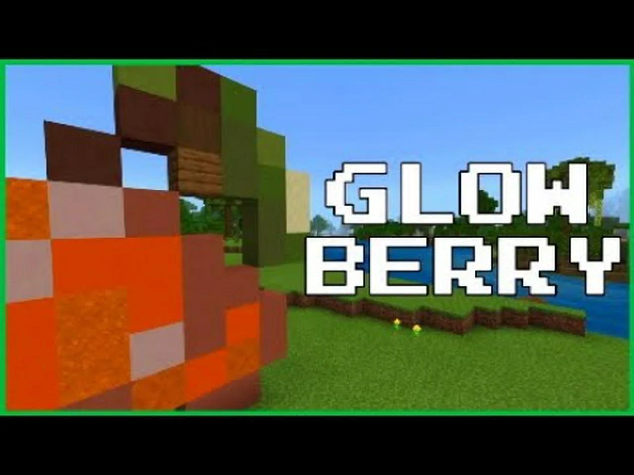 Minecraft | Glow Berry Pixel Art!