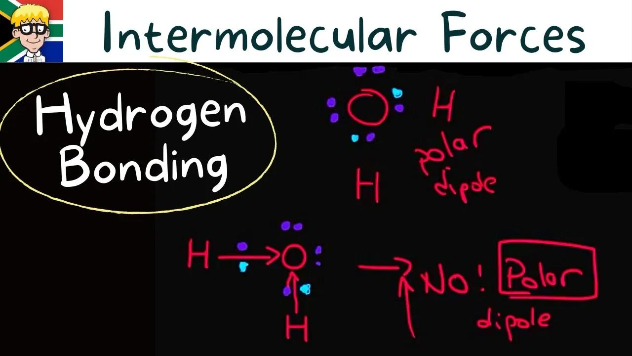 Intermolecular Forces grade 11: Hydrogen bonding
