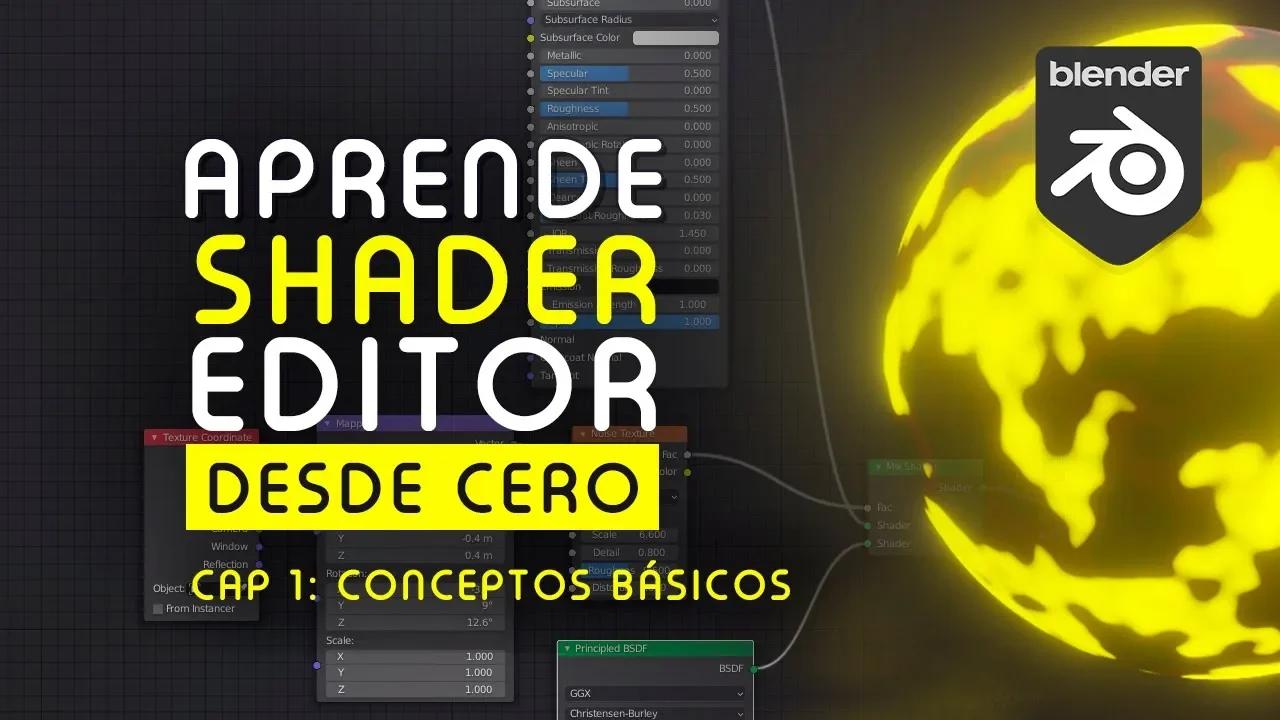 Introducción al Shader Editor / CAP 1 / BLENDER / Crea texturas ...