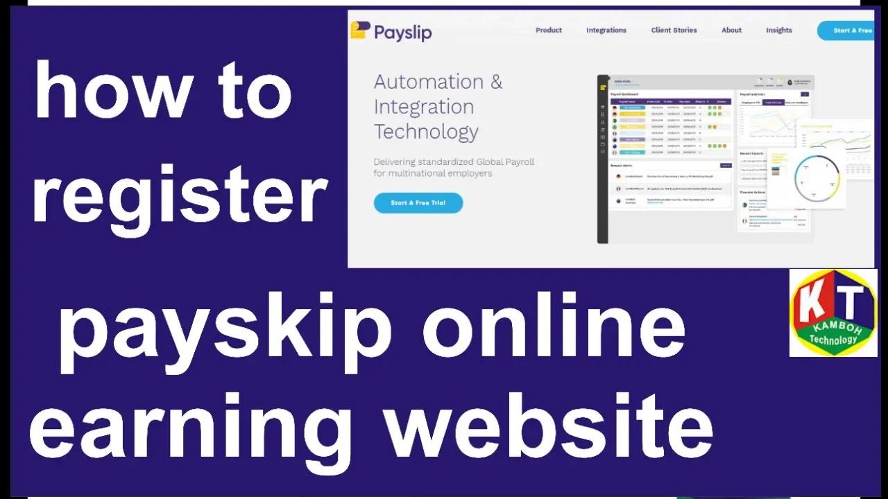 how to register payskip online earning website Kamboh Technology Pakistan