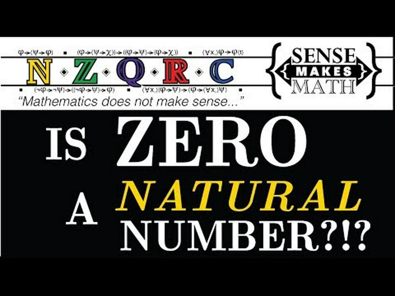 Is ZERO a NATURAL NUMBER?!?!?!