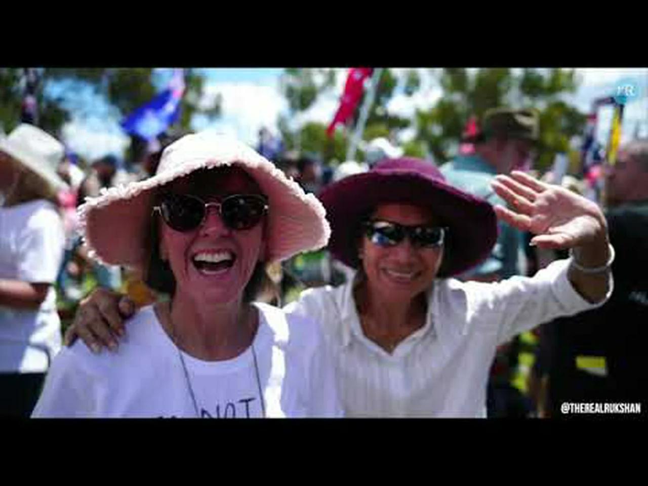 Convoy to Canberra - March to Parliament Highlights - 12.02.22