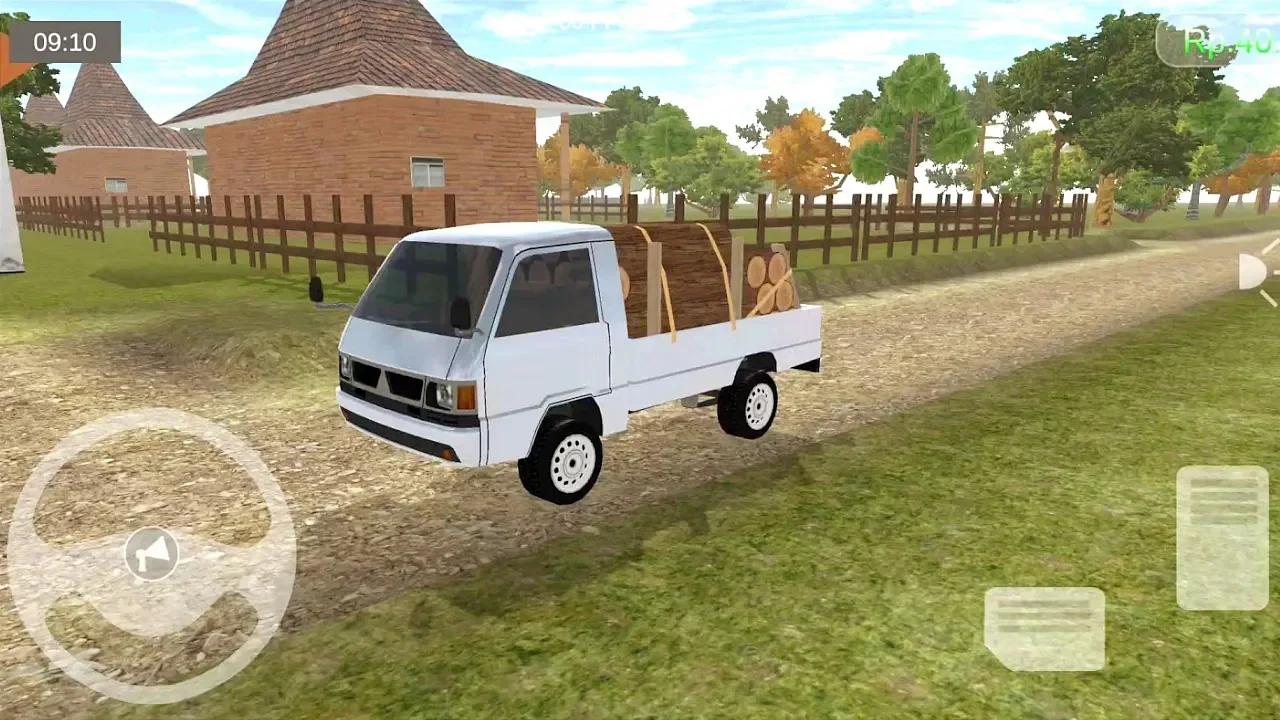 Pickup Truck Loads Wooden Logs | MBU Pickup Simulator Android Gameplay HD